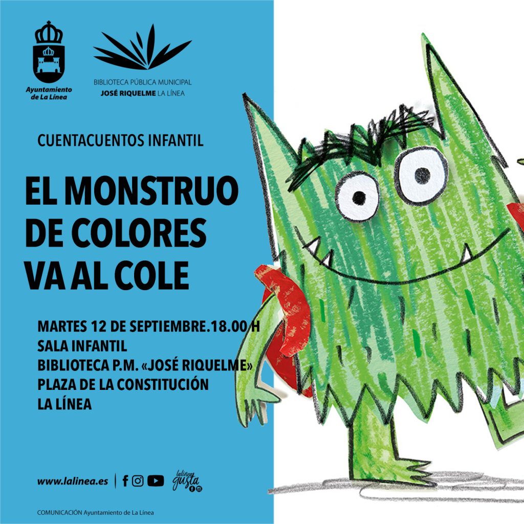 Cuentacuentos infantil «El Monstruo de colores va al cole» – Biblioteca ...